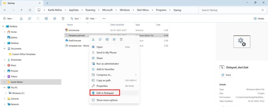 Windows 11 Startup Folder and Its Management: Essential Guide - Kartik ...