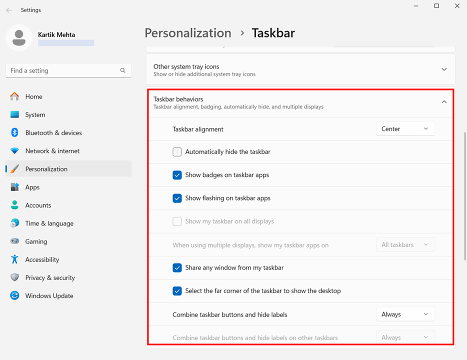 How to Make Taskbar Smaller in Windows 11: 3 Easy Methods - Kartik ...